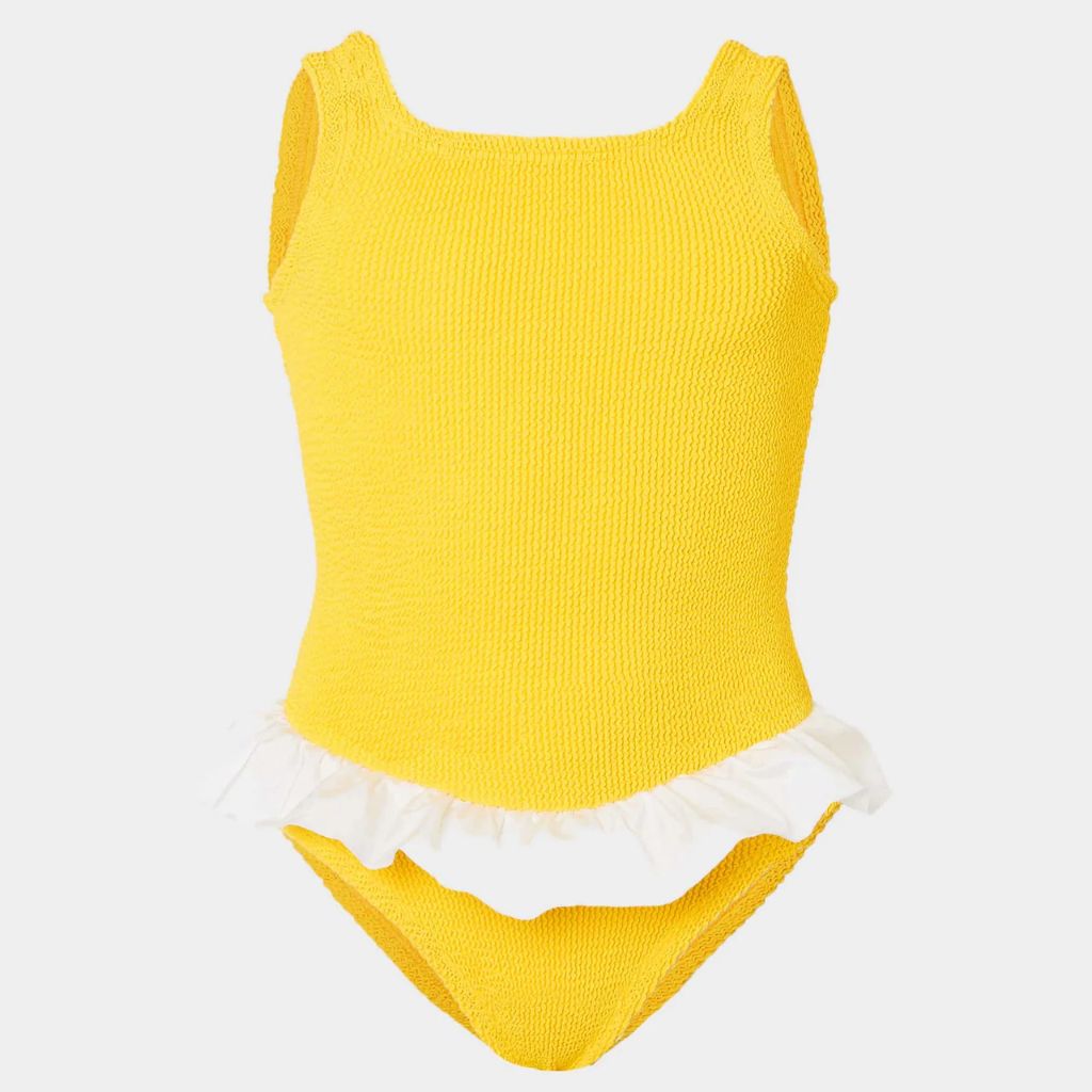 Hunza G Baby Denise Swimsuit in Sunflower | The Little Sunshine Store