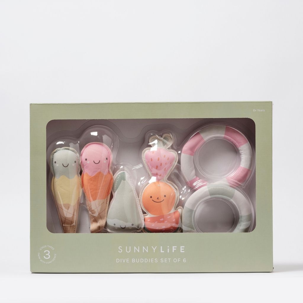 SUNNYLiFE Cotton Candy Dive Buddies Set of 6 | The Little Sunshine Store
